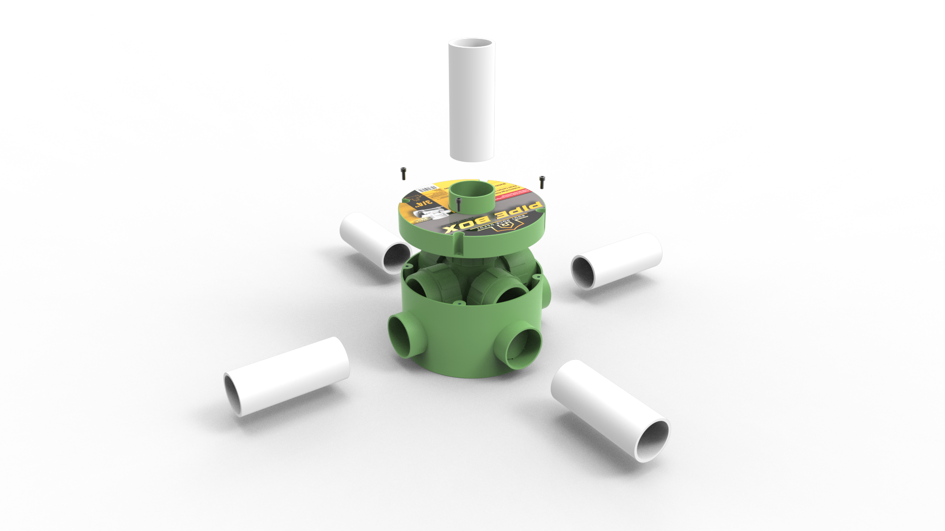 0.75 INCHES PIPE BOX FOR IRRIGATION AND PLUMBING PROJECTS - THE PIPE BOX